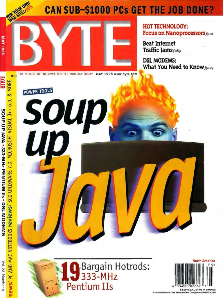 Byte Magazine Vol 23-05 Soup Up Java PDF | PDF | Operating System | Application Software