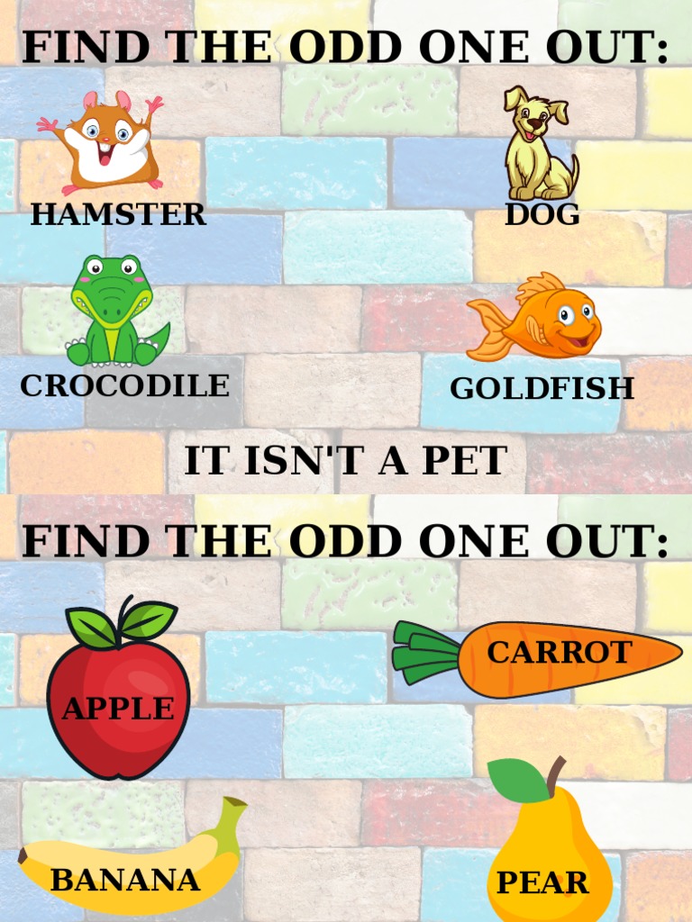 Find The Odd One Out | PDF