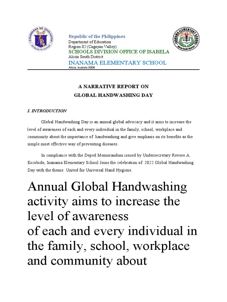 Handwashing Narrative | PDF | Hand Washing | Public Sphere