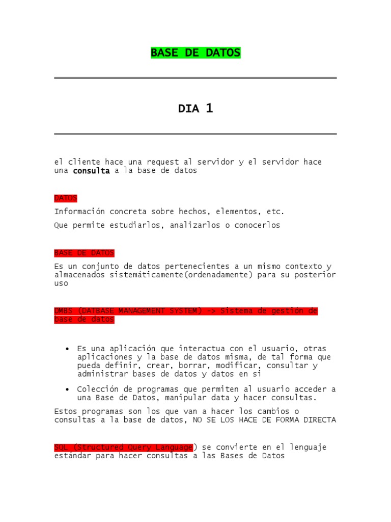 Modulo 4 | PDF | Bases de datos | SQL