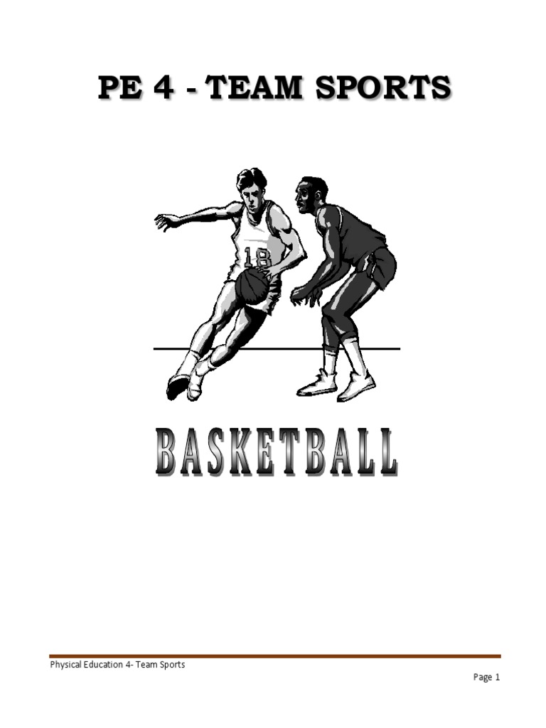 Lecture Guide-in-P.E.-4-Basletball | PDF | Basketball Positions | Referee