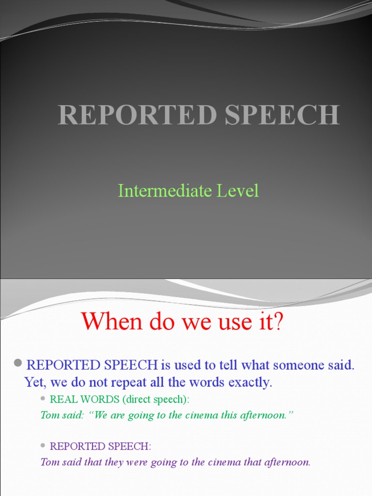 Reported Speech Unit 10 | PDF | Grammatical Tense | Human Communication