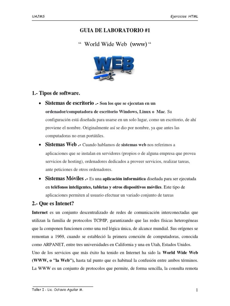 Introducción a HTML y la Web | PDF | Red mundial | Internet y web