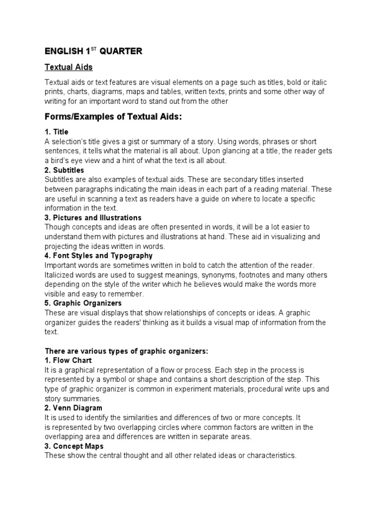 English 1ST Quarter | PDF | Pie Chart | Nonverbal Communication