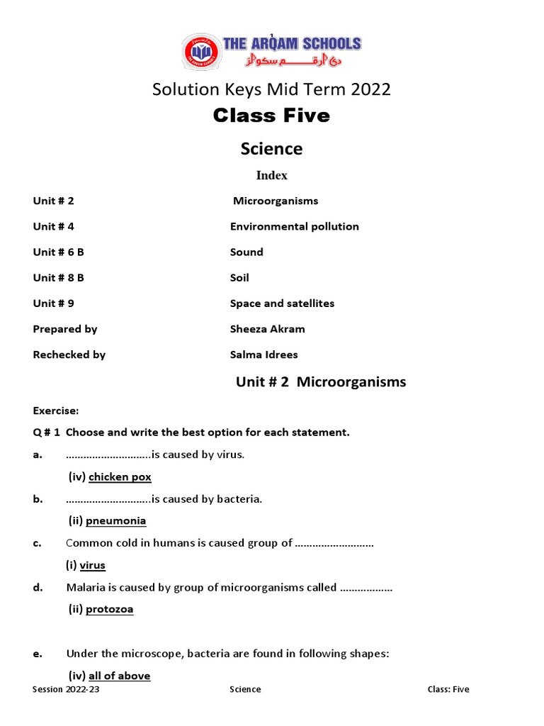 Science Class 5 | Download Free PDF | Soil | Satellite