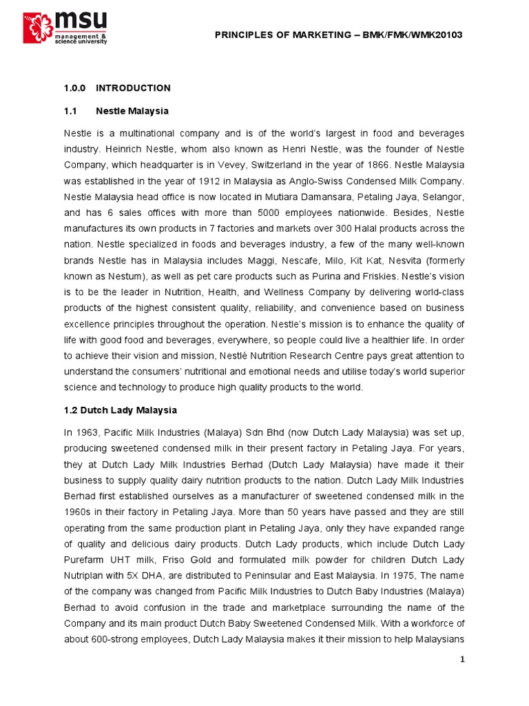 Nestle & Dutch Lady | PDF | Nestlé | Dairy