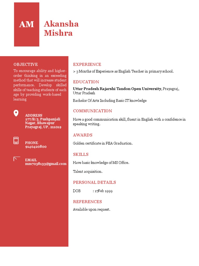 Akansha Resume New | PDF