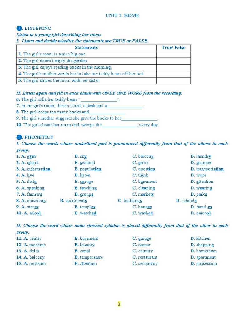 Jenny's Room and Family Activities | PDF