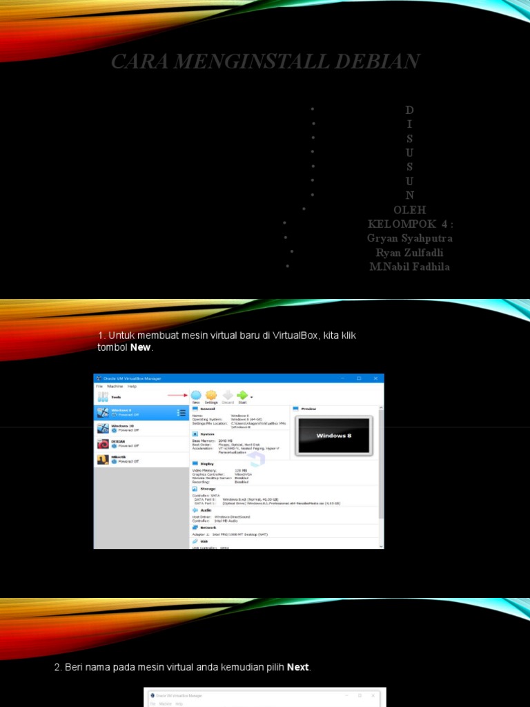 Cara Intall Debian | PDF