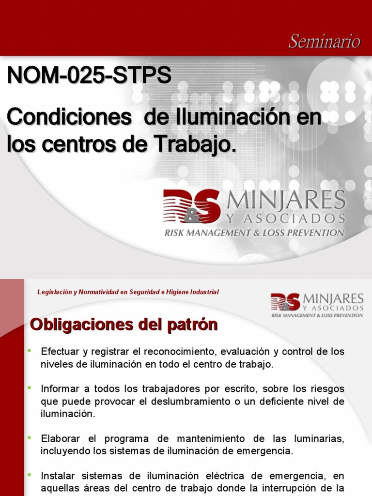 Nom 025 | Descargar gratis PDF | Seguridad y salud ocupacional | Higiene Ocupacional