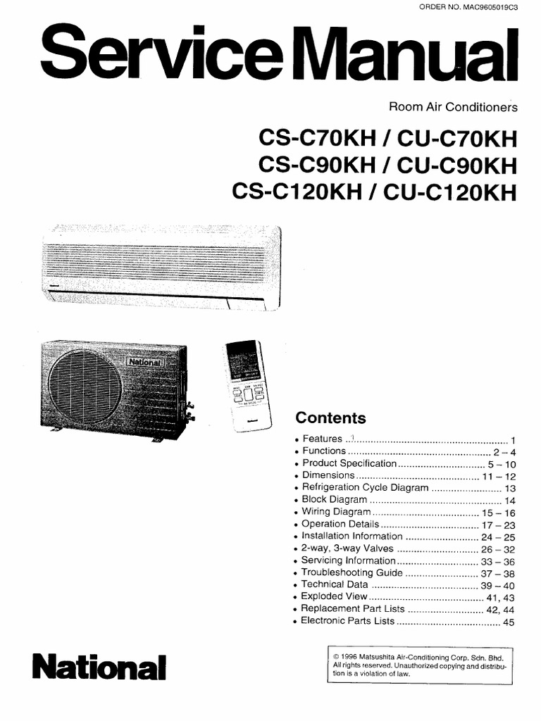 Manual CS-C90KH | PDF Manual CS-C90KH | PDF