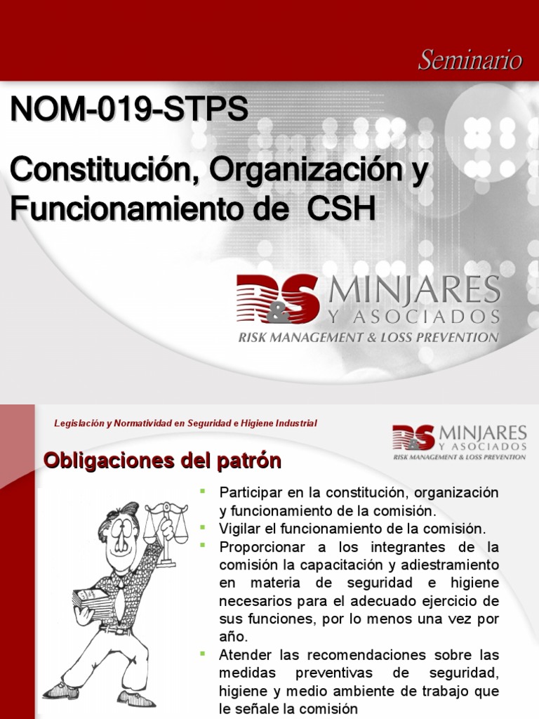 Nom 019 | PDF | Seguridad y salud ocupacional | Sindicato