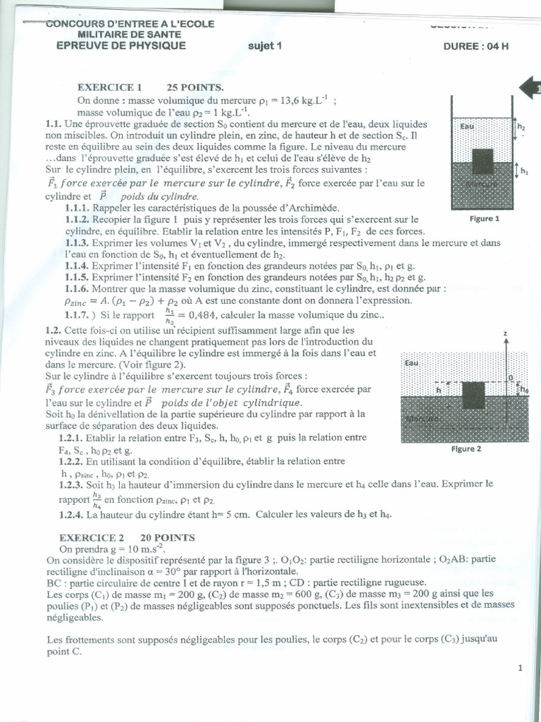 Concours Ems 2016 Physique | PDF