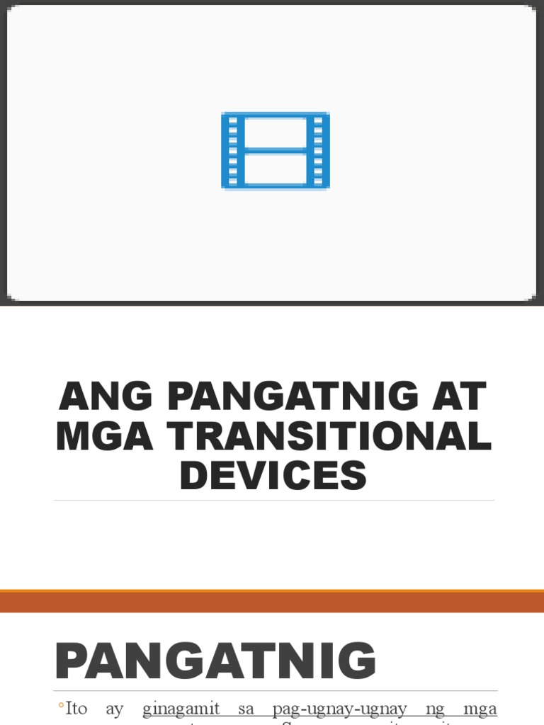 Ang Pangatnig at Mga Transitional Devices | PDF