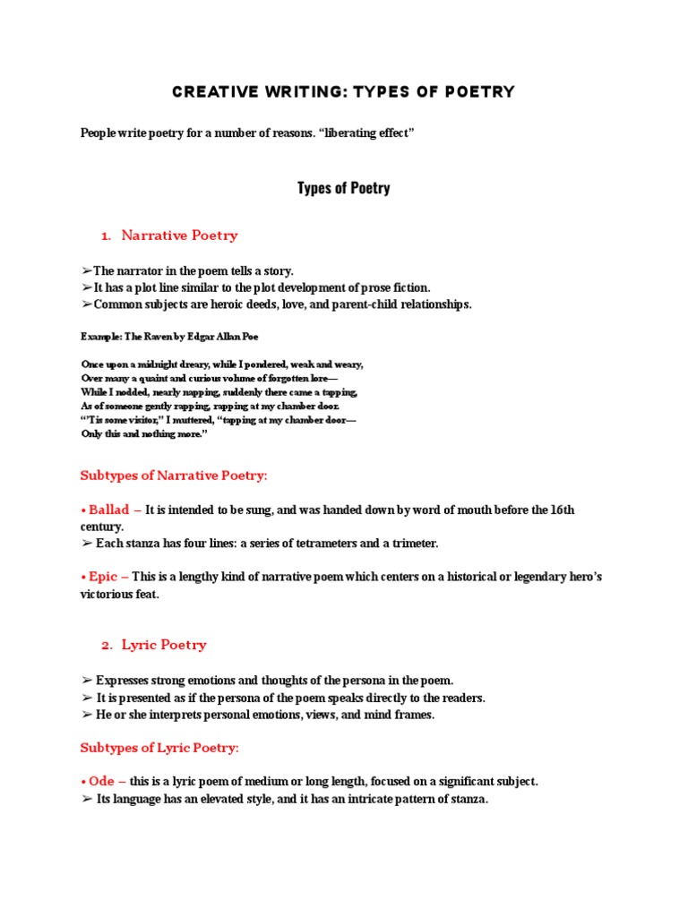 CREATIVE-WRITING Pre-Final-Exam Reviewer | PDF | Poetry | Sonnets