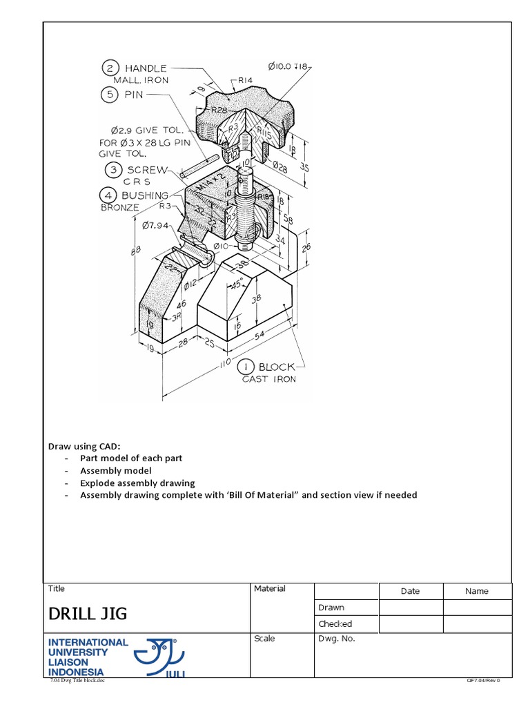 Drill Jig | PDF | Computers