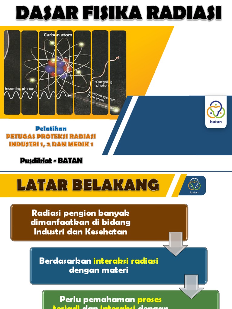 Dasar Fisika Radiasi dan Interaksinya | PDF