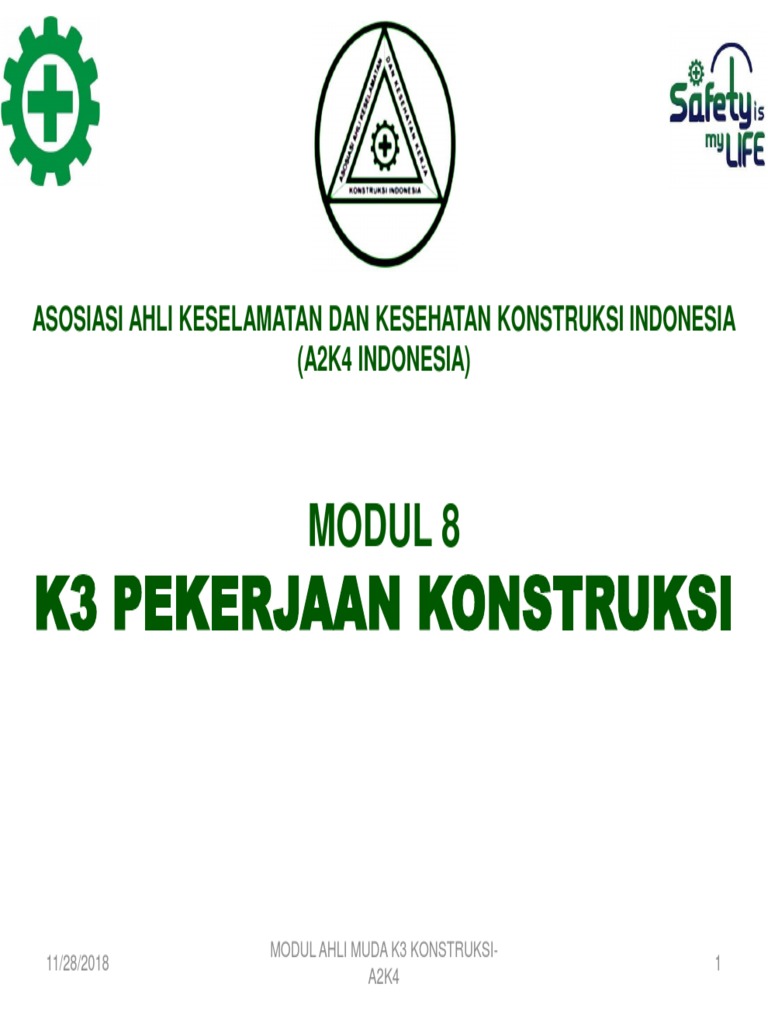 Modul K3 Konstruksi untuk Ahli Muda | PDF