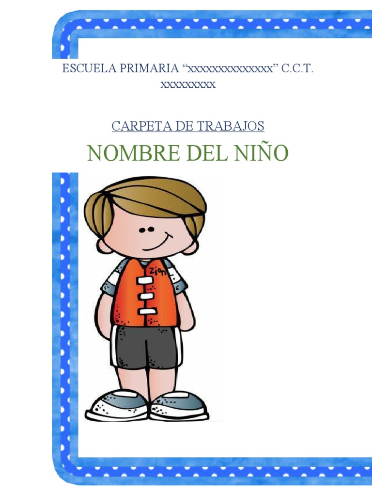Portadas para Carpetas de Trabajo | PDF