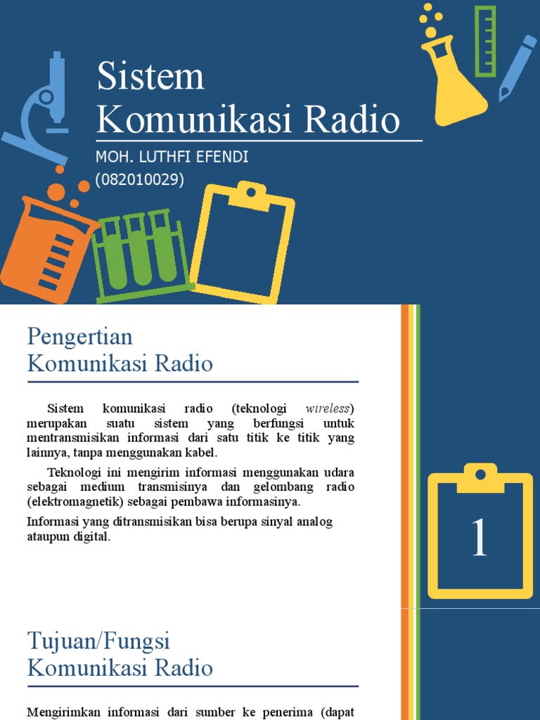 Fungsi dan Struktur Sistem Radio | PDF
