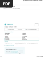 CIBC Direct Deposit Authorization Form | PDF | Cheque | Payments