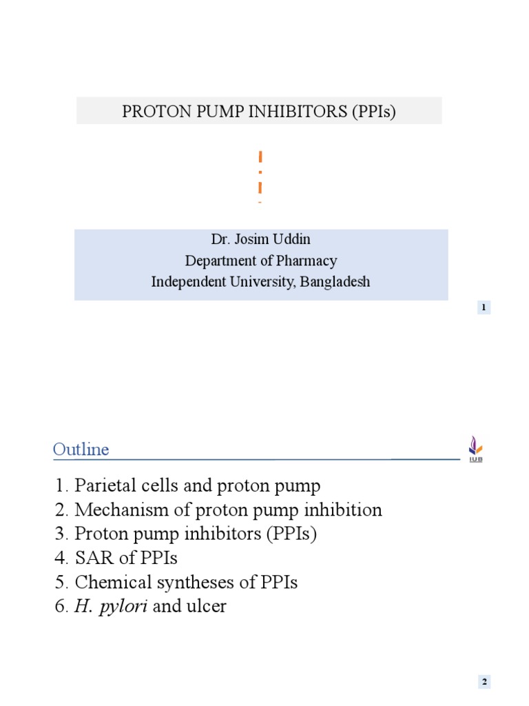 Lecture-PPI 20230226 | PDF | Medical Specialties | Gastroenterology