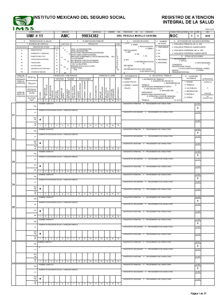 RAIS | PDF | Ciencias de la Salud | Cuidado de la salud