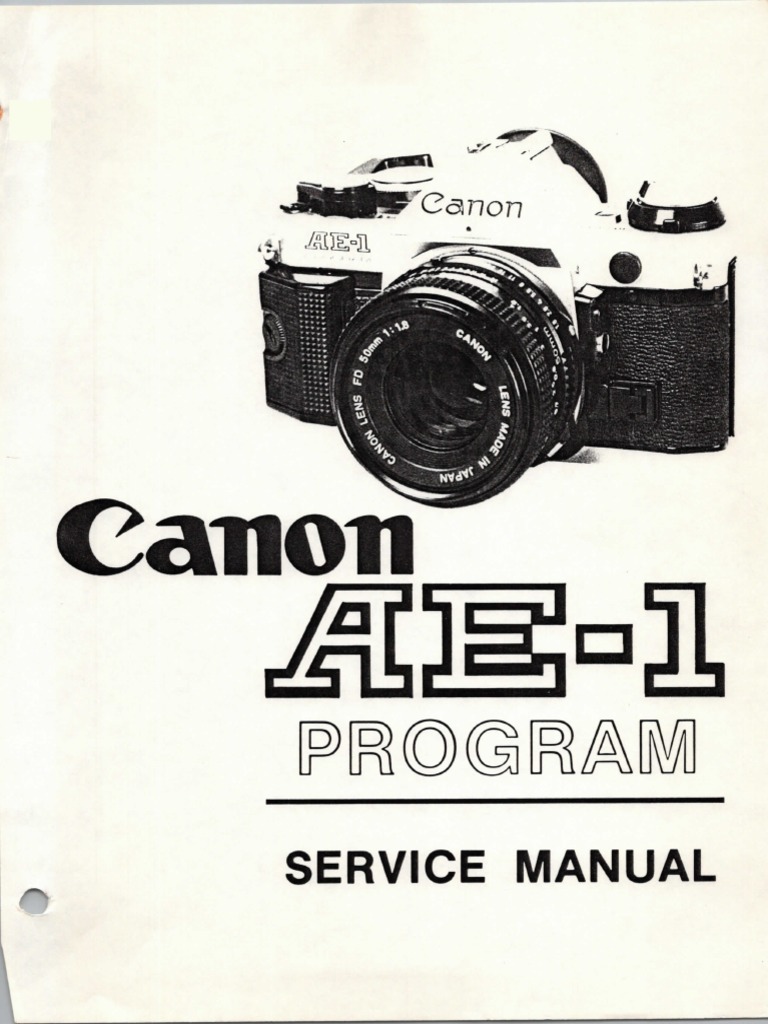 Canon Ae1 Program - Guide2 PDF | PDF