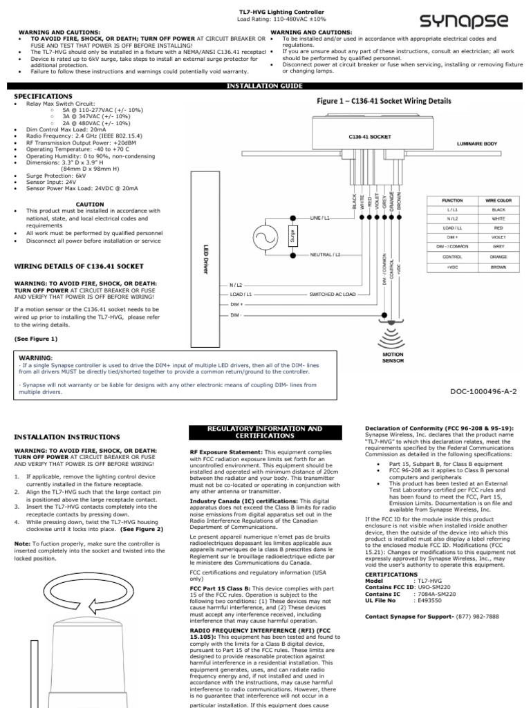 TL7 HVG InstallGuide | PDF | Electromagnetic Interference | Radio