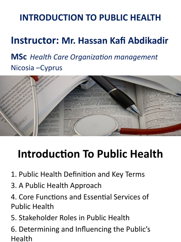 Introduction to Public Health Overview | PDF | Public Health | Health Care