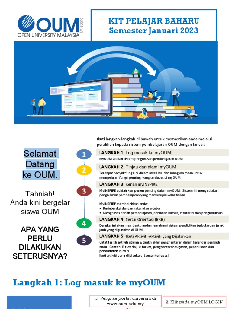 Kit Selamat Datang Pelajar Baharu Jan 2023 | PDF