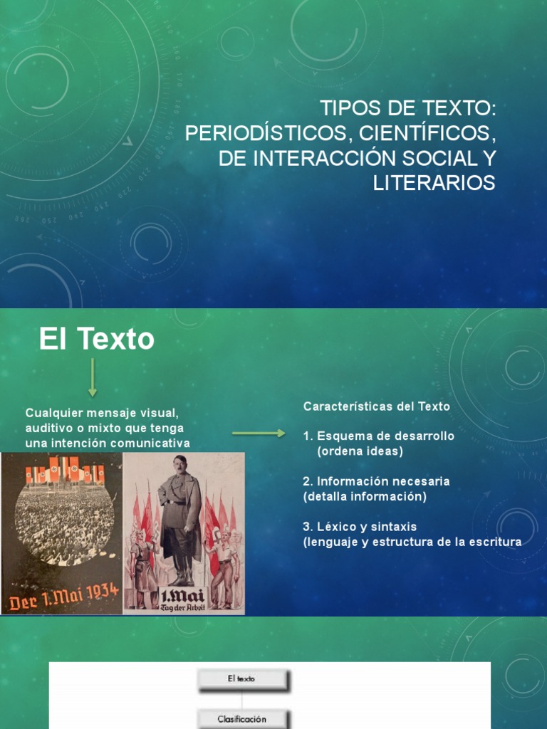 Tipos de Texto Literarios y No Literarios | PDF | Información | Narración Tipos de Texto Literarios y No Literarios | PDF | Información | Narración