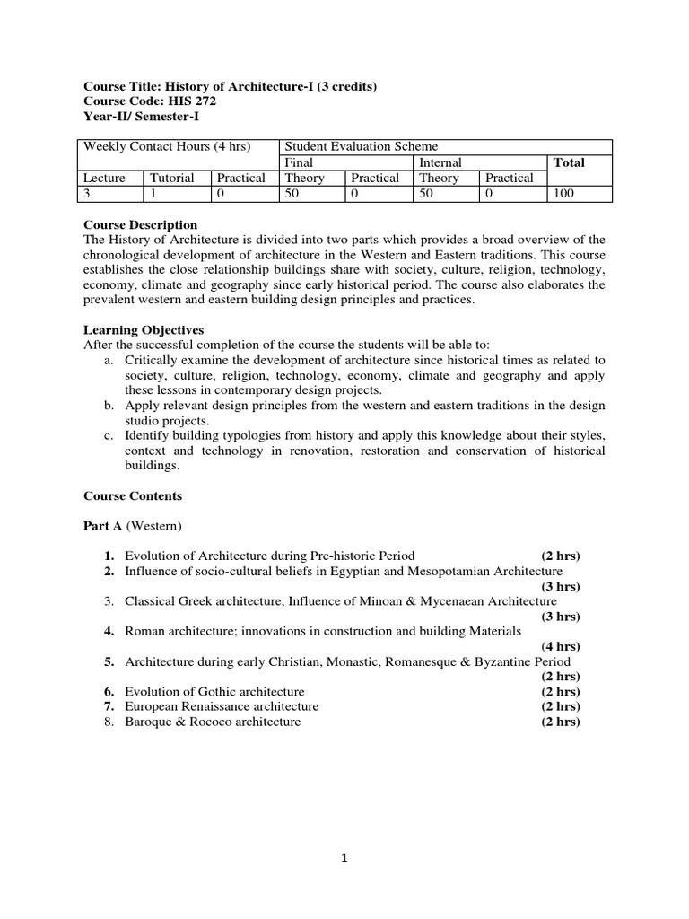 B Arch 3rd Sem | PDF | Art | Technology & Engineering