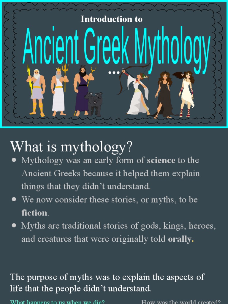 Intro Greek Mythology | PDF | Greek Mythology | Zeus