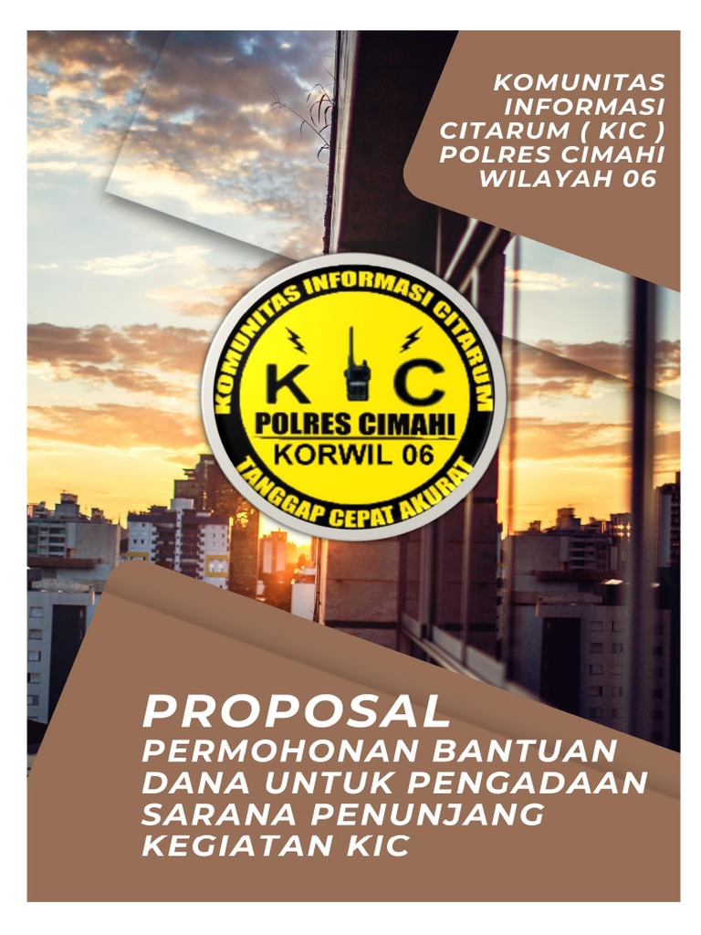 Proposal Permohonan Kic Oke | PDF