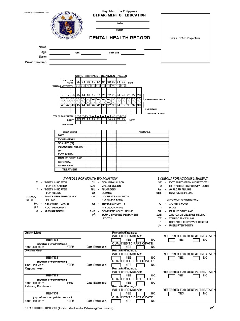 2020 Dental-Certificate | PDF | Dentist | Mouth