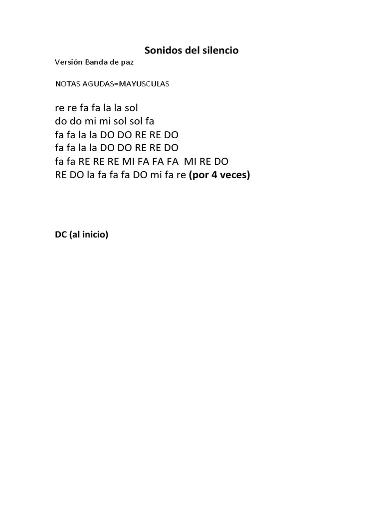 Sonidos Del Silencio Pdf Pdf