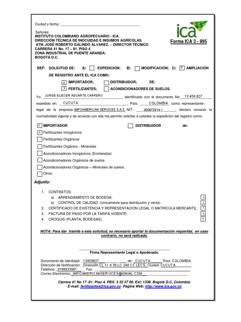 Forma Ica 3 - 895 PDF | PDF
