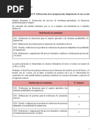 Temporalización de Los Contenidos de Una Unidad Didáctica | PDF | Enseñando | Maestros