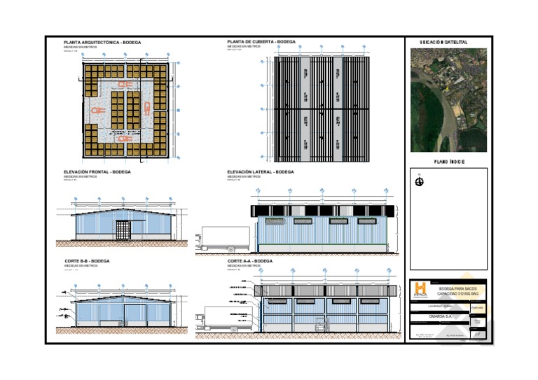 Planos Bodega Sacos 20x18-Bodega Nueva PDF | PDF
