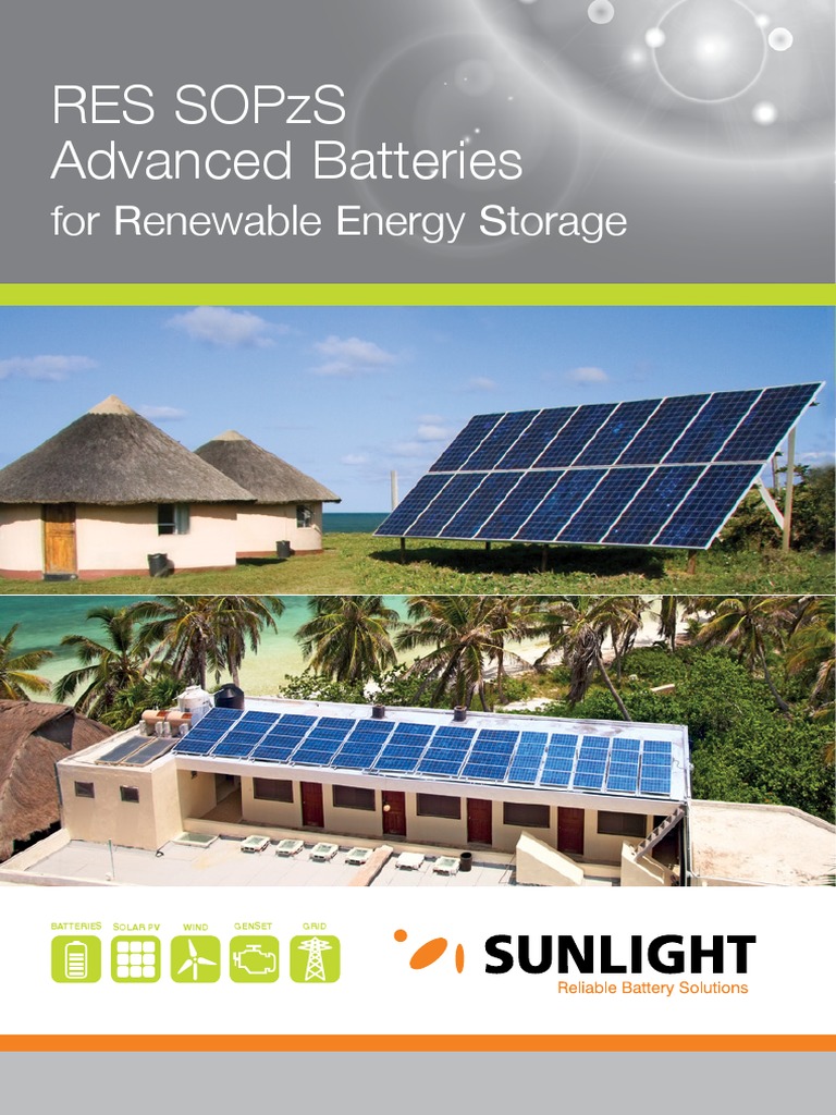 Sunlight RES SOPzS PDF | PDF | Energy Storage | Photovoltaics