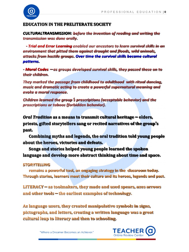 Profed Handout 6 (Ta) | PDF | University | Rhetoric