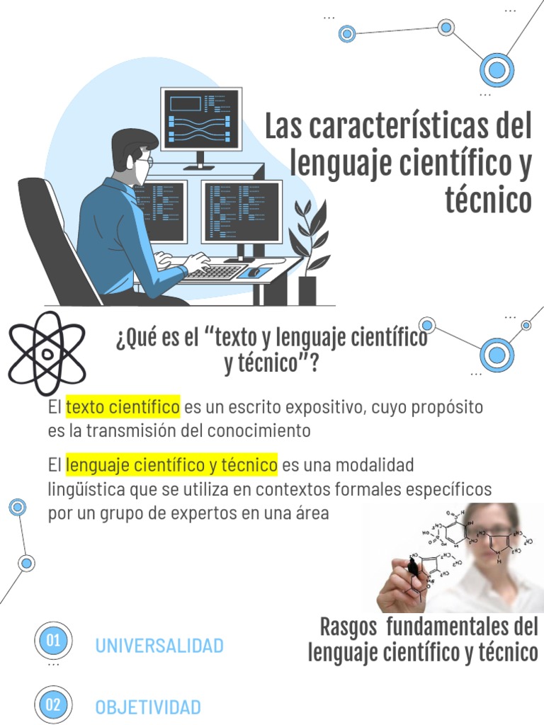 Las características del lenguaje científico y técnico | PDF