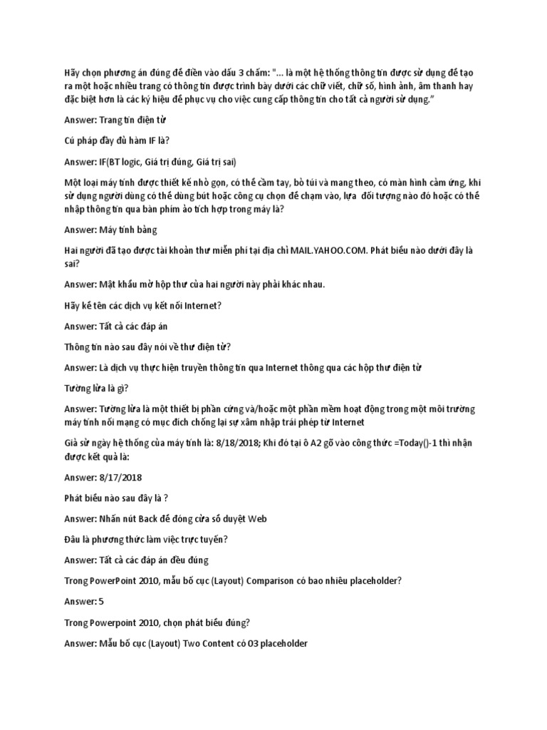 On Tap Ly Thuyet-Ban Rut Gon | PDF