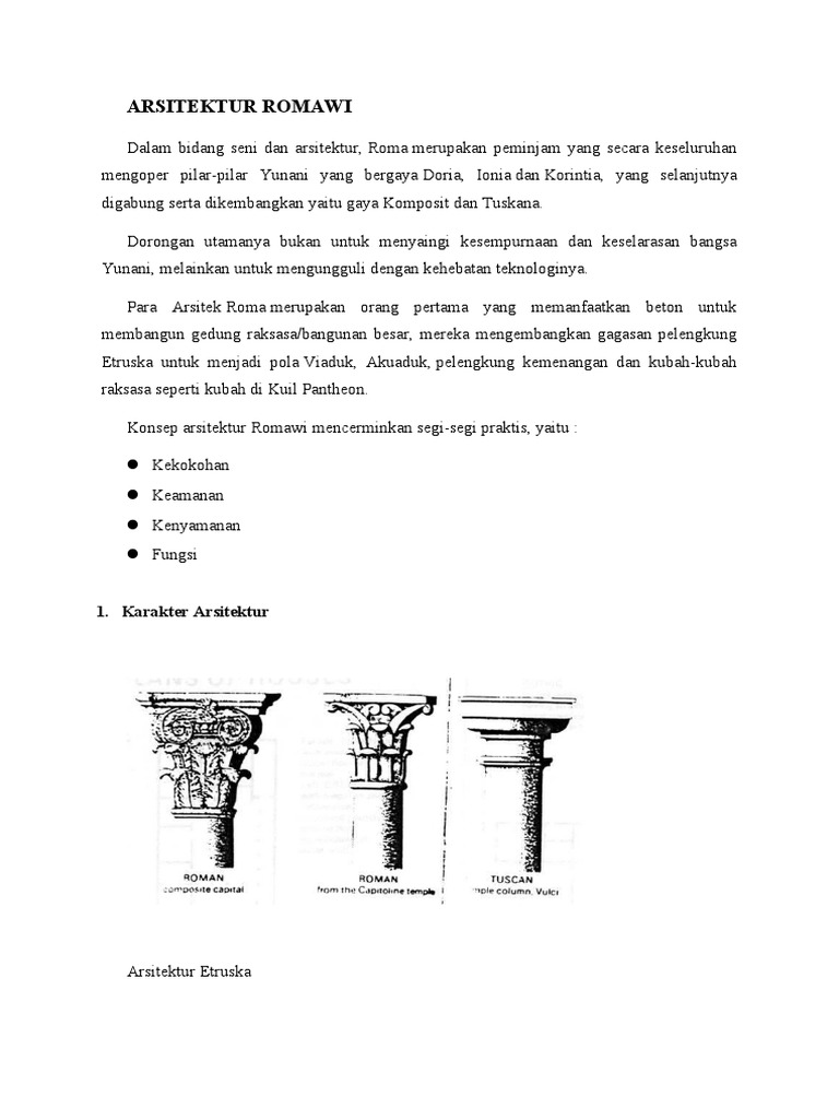 Arsitektur Romawi | PDF