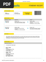 PAL Boarding Pass Sample for Flight PR 2808 | PDF | Airlines | Transport