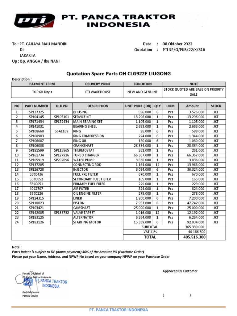 Q.346 - Pats OH ENGINE CLG922E | PDF | Systems Engineering | Engine ...