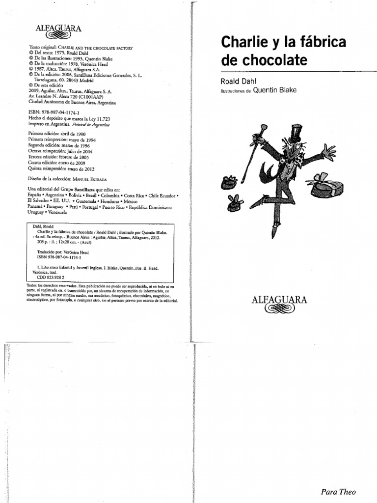 Charlie y La Fabrica de Chocolate | PDF