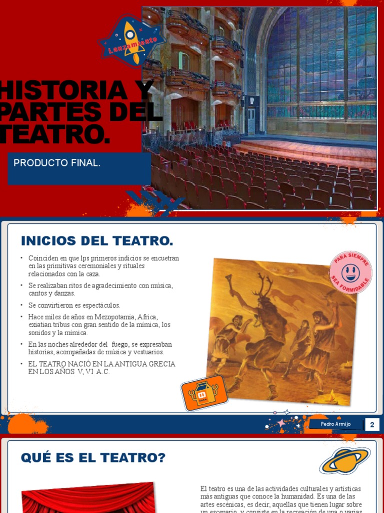 Historia y Partes Del Teatro | PDF | Teatro | Las artes escénicas