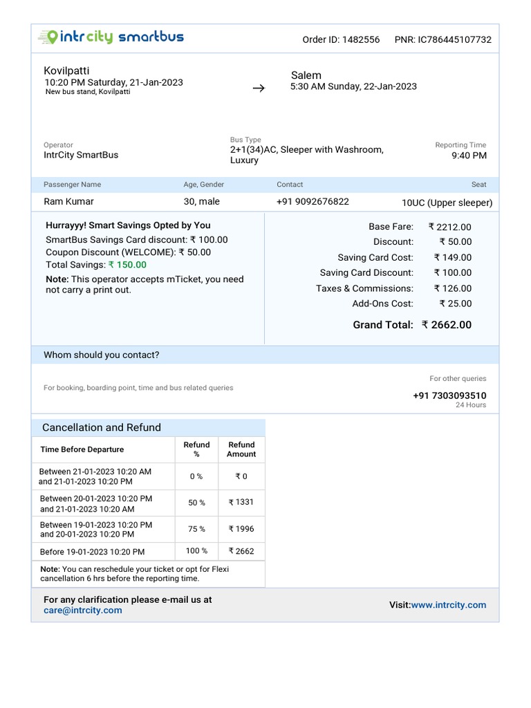 Bus e Ticket | PDF | Public Transport | Transport